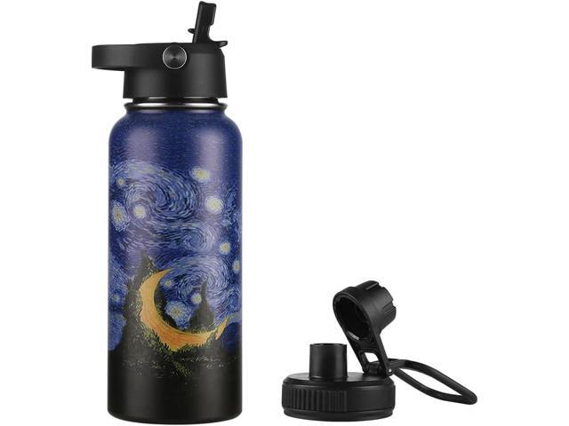 Click here for Funkrin Insulated Water Bottle with Straw Lid & Sp... prices