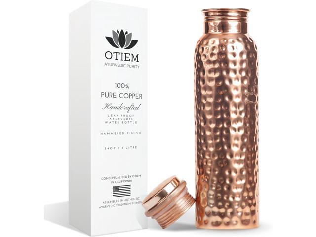 Click here for 34oz Pure Copper Water Bottle for Drinking Ayurved... prices