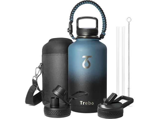 Click here for Trebo Water Bottle 64oz with Paracord Handle  Half... prices