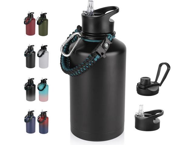 Click here for 64 oz Insulated Water Bottle with Straw & Spout Li... prices