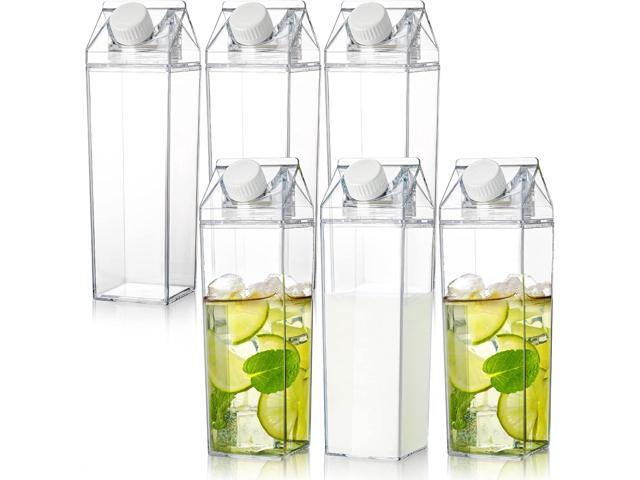 Click here for yarlung 6 Pack Milk Carton Water Bottle  17 Oz Cle... prices