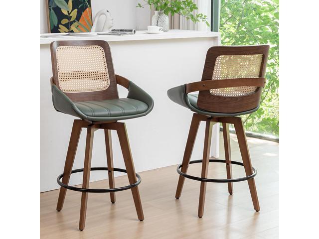 Click here for 26.4 inch Swivel Rattan bar stools - Set of 2 Bar... prices
