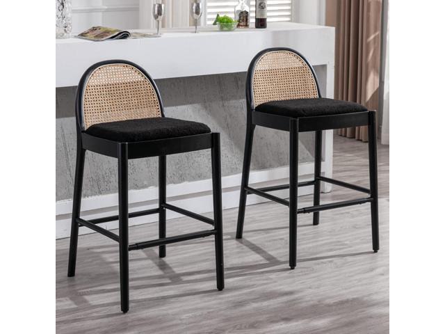 Click here for LukeAlon Modern Sherpa Bar Stools Set of 2  29 Sea... prices