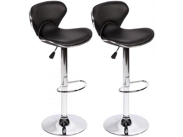 Click here for BestOffice Set of 2 Bar Stools PU Leather Modern H... prices
