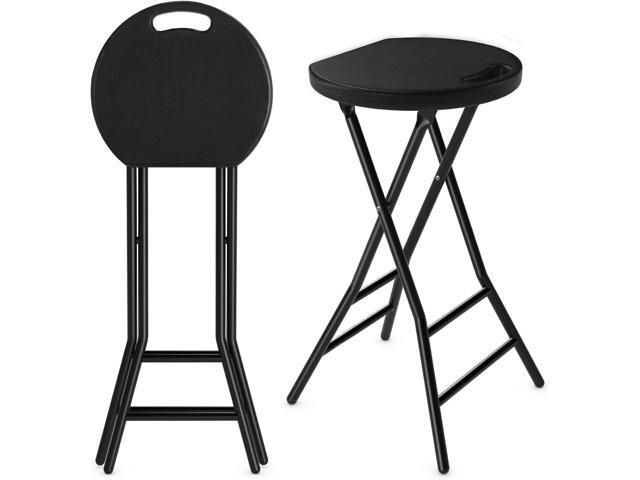 Click here for 5Rcom Folding Stool 2 Pack 24 inch Tall Folding Ba... prices