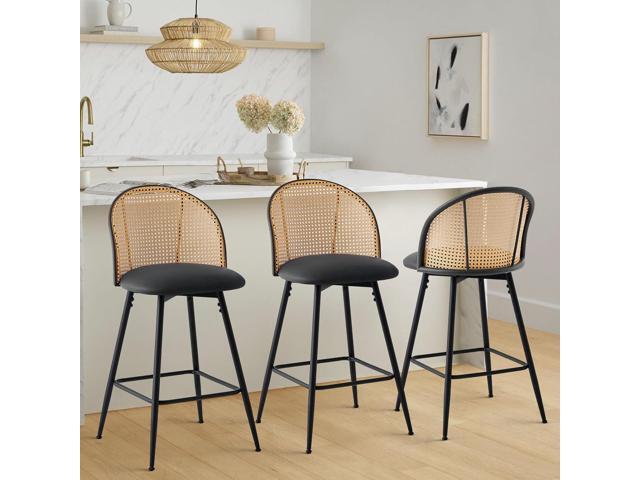 Click here for Swivel Counter Height Bar Stools Set of 3  Mid Cen... prices