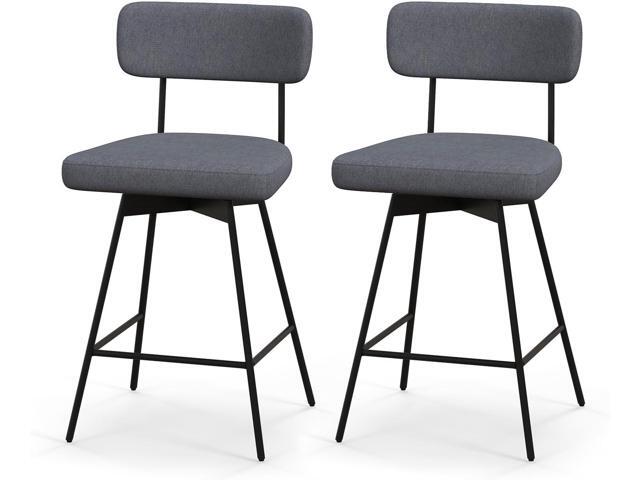 Click here for COSTWAY Bar Stools Set of 2  25 Upholstered Counte... prices