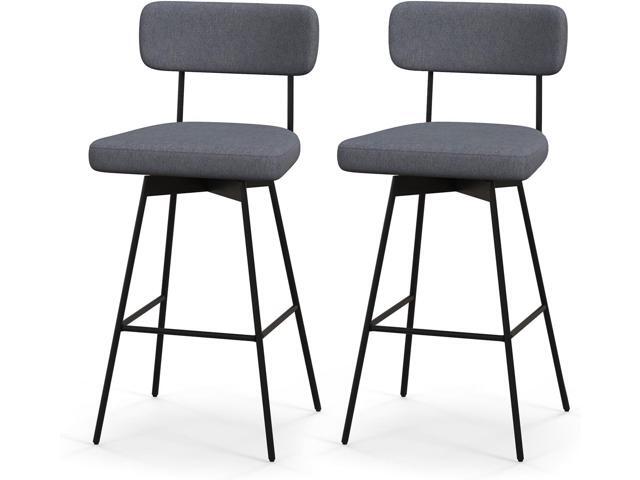 Click here for COSTWAY Bar Stools Set of 2  29 Upholstered Bar He... prices
