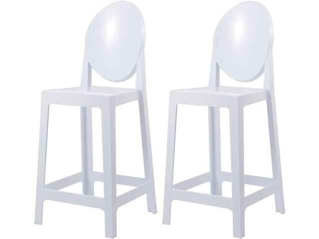 Click here for 2xhome - Set of 2 Modern Ghost Chair 25 Seat Heigh... prices