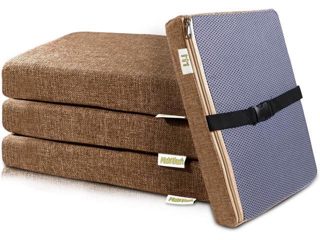 Click here for 4PCS Linen Soft Foam Seat Cushion 14x10x2 Inches B... prices