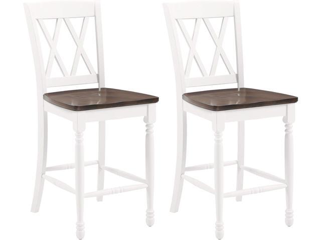 Click here for Crosley Furniture Shelby Wood X Back Counter Heigh... prices