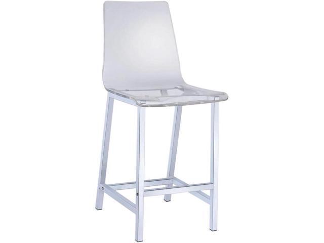 Click here for Coaster Furniture Bar Stool 24 Clear Acrylic/Chrom... prices