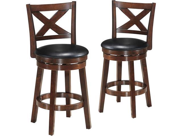 Click here for COSTWAY Bar Stools Set of 2  Counter Height Dining... prices