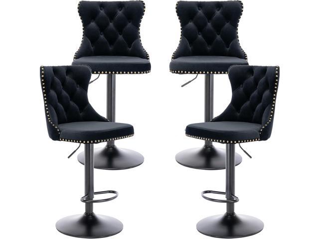 Click here for Swivel Counter Height Bar Stools Set of 4  Black K... prices