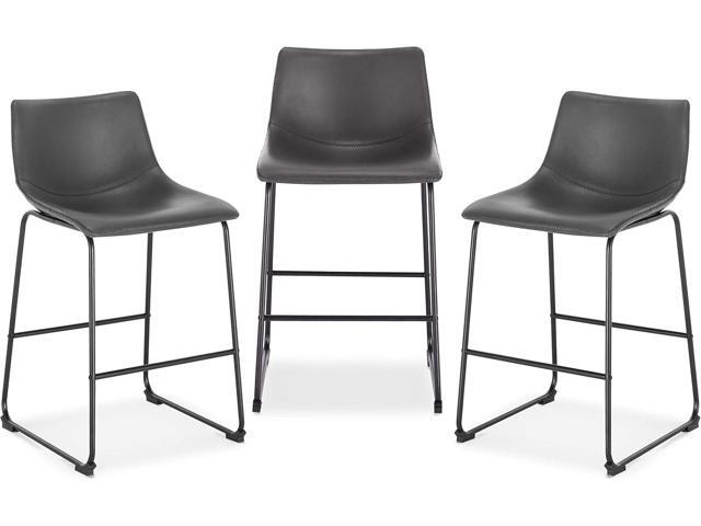 Click here for EdgeMod Brinley Counter Stool in Grey (Set of 3) prices