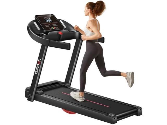 Click here for CURSOR FITNESS Home Folding Treadmill with Pulse S... prices