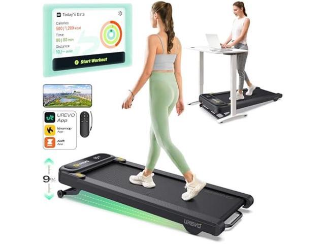 Click here for UREVO Walking Pad Treadmill with Incline  2.5 HP U... prices