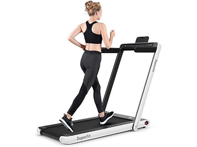 Click here for GYMAX Walking Pad  2.25HP Dual Display Foldable Tr... prices