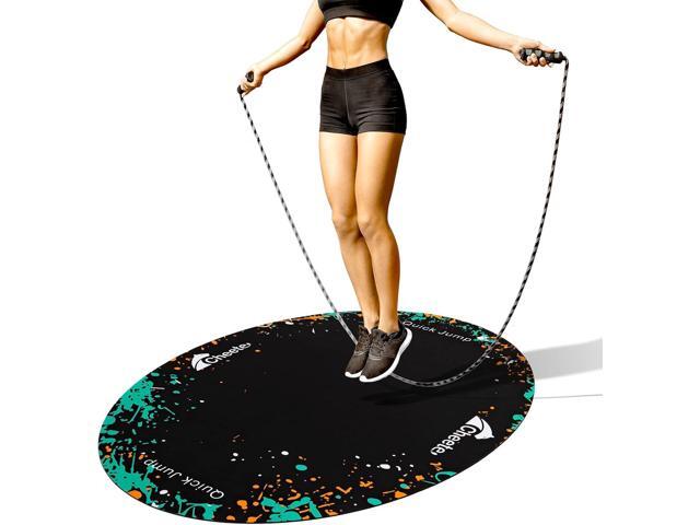 Click here for Jump Rope Mat Large Rubber Exercise Mat Workout Ma... prices