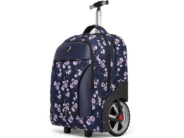 Click here for YH & GS Rolling Backpack Floral  Waterproof with W... prices