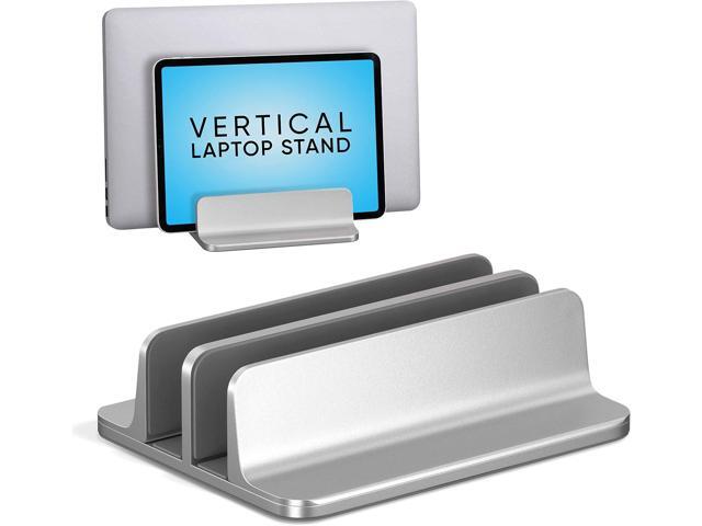 Click here for Kuzy Aluminum Laptop Stand  Dual-Slot Vertical Hol... prices