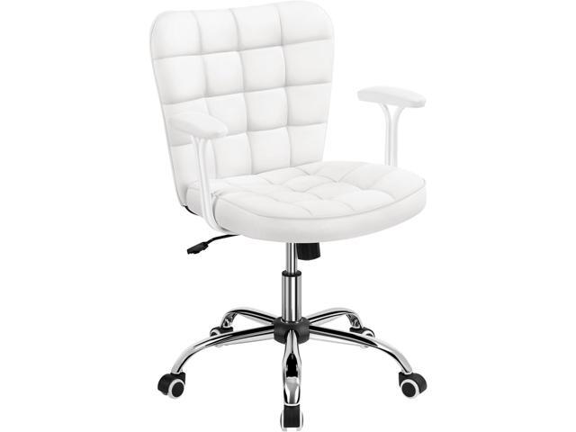 Click here for Yaheetech Mid Back Faux Leather Desk Office Chair... prices