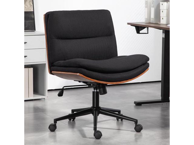 Click here for Armless Modern Walnut Office Desk Chair with Wheel... prices