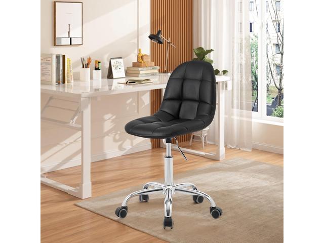 Click here for VECELO Armless Home Office Desk Chair  Height Adju... prices