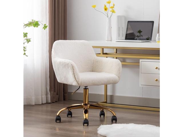 Click here for Modern Faux Fur Home Office Chair  Upholstered Ele... prices