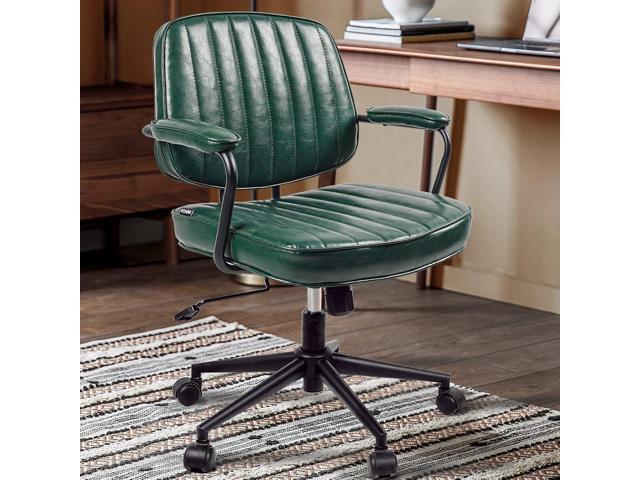 Click here for Artswish Mid Century Office Desk Chair - Green Lea... prices