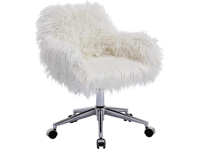 Click here for KCC Fluffy Office Desk Chair  Faux Fur Modern Swiv... prices