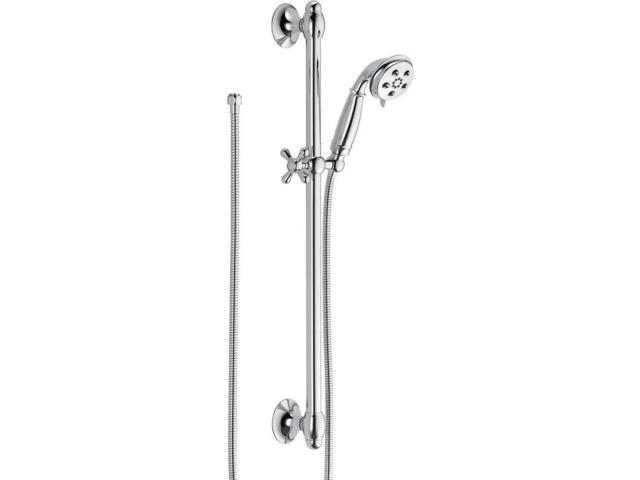 Click here for Delta Faucet 3-Spray H2Okinetic Slide Bar Hand Hel... prices