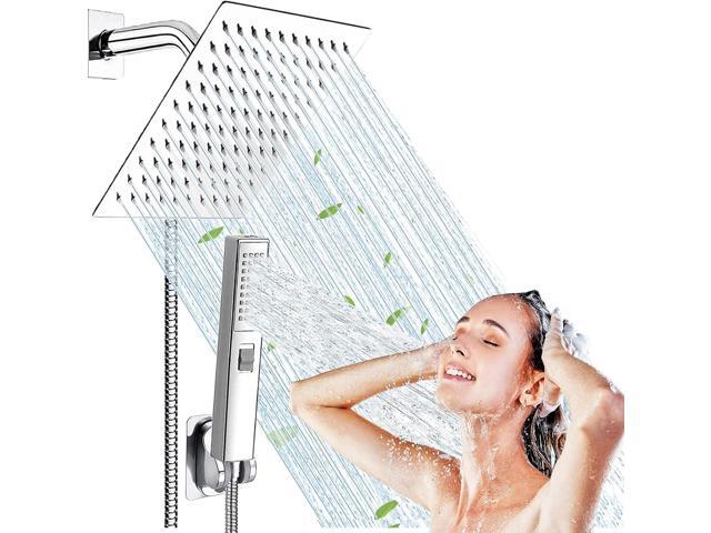 Click here for Rain Shower Head with Handheld - High Pressure 6 R... prices
