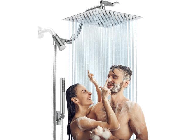 Click here for HOPOPRO 10 All Metal Rainfall Shower Head Combo wi... prices