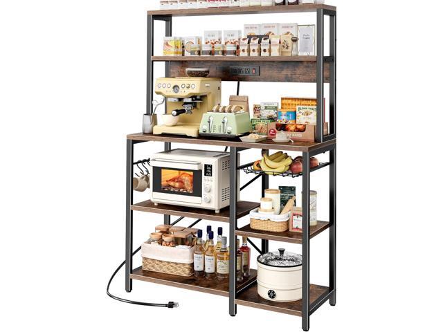 Click here for SUPERJARE Bakers Rack with Power Outlet  35.4 Inch... prices