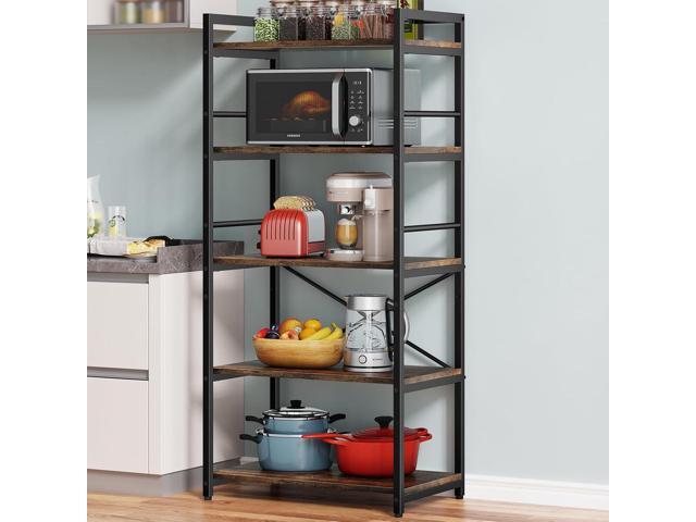 Click here for Denkee 5-Tier Bakers Rack for Kitchen with Storage... prices