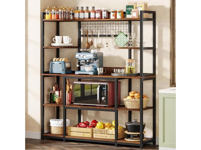 Click here for Tribesigns Large Bakers Rack  55 Wide Kitchen Hutc... prices