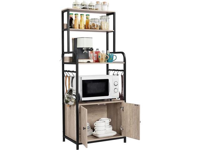 Click here for Yaheetech 4-Tier Kitchen Bakers Rack with Storage... prices