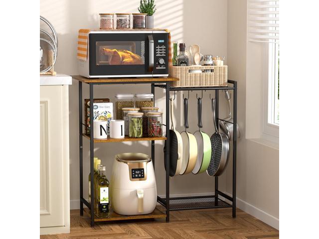 Click here for Kitchen Stand with Pots Rack  Utility Microwave Ov... prices