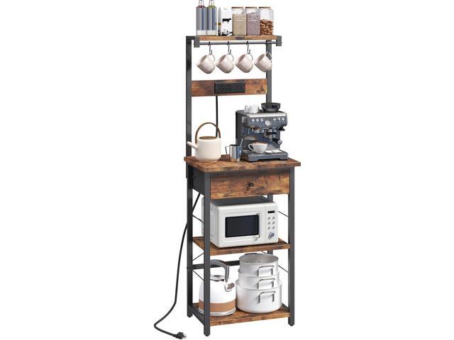 Click here for Bakers Rack with Drawer  Microwave Stand with Powe... prices