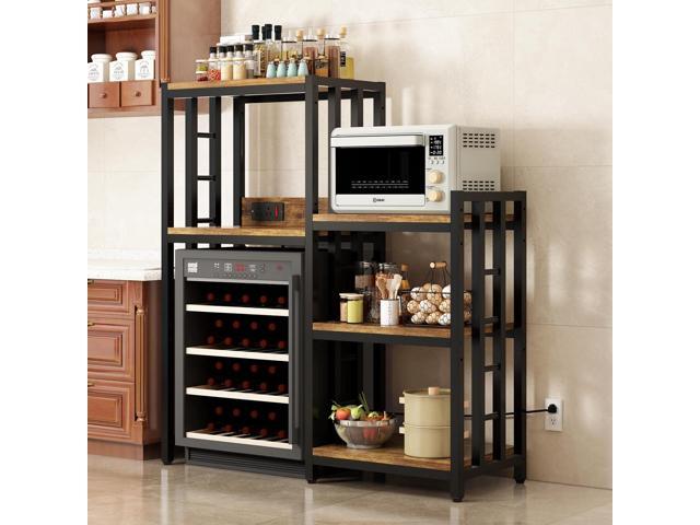Click here for 6-Tier Kitchen Bakers Rack with Power Outlet  Micr... prices