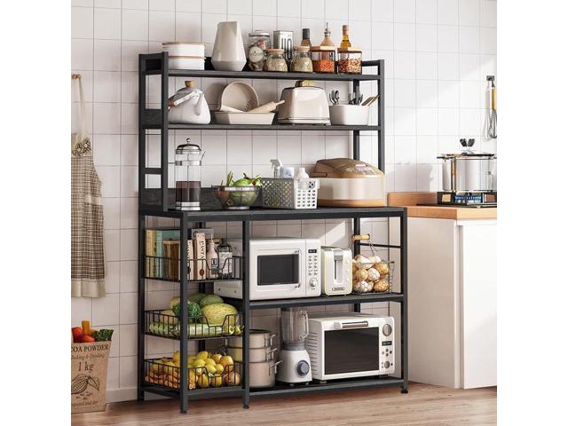Click here for Kitchen Bakers Rack with Baskets 5-Tier Utility St... prices