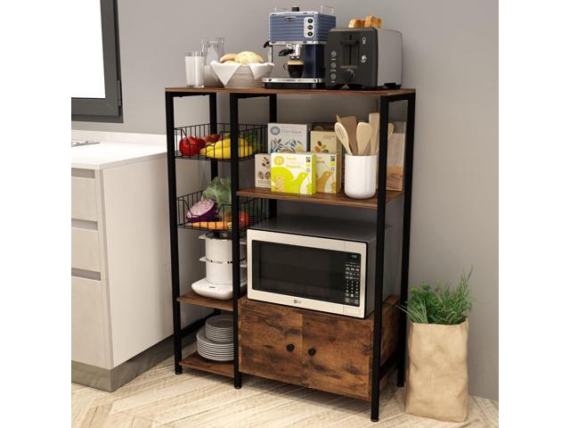 Click here for 5-Tier Kitchen Bakers Rack Microwave Oven Stand wi... prices