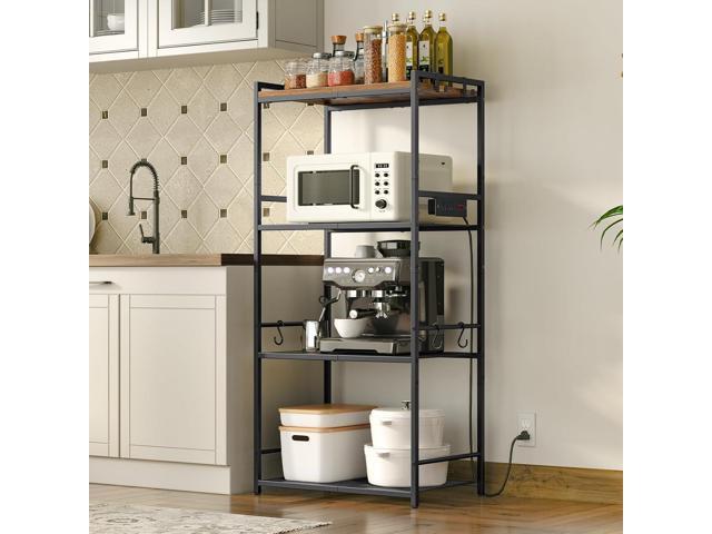 Click here for Bakers Rack with Power Outlet  Microwave Stand wit... prices