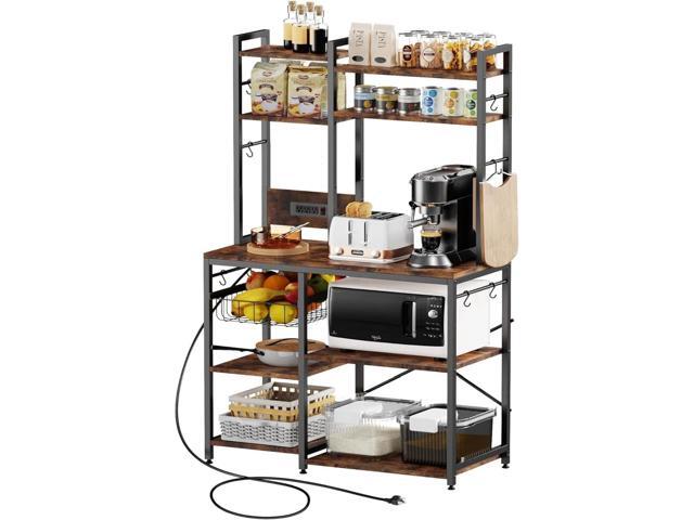 Click here for Luckyeestar Kitchen 6-Tier Baker Rack with Power O... prices