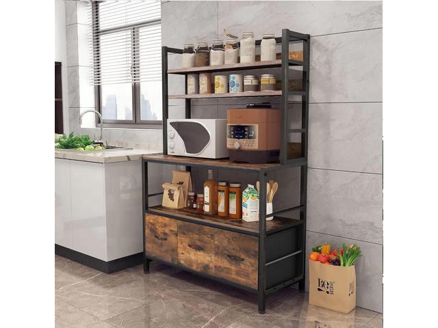 Click here for Bakers Rack with Draw Basket  5-Tier Free Standing... prices