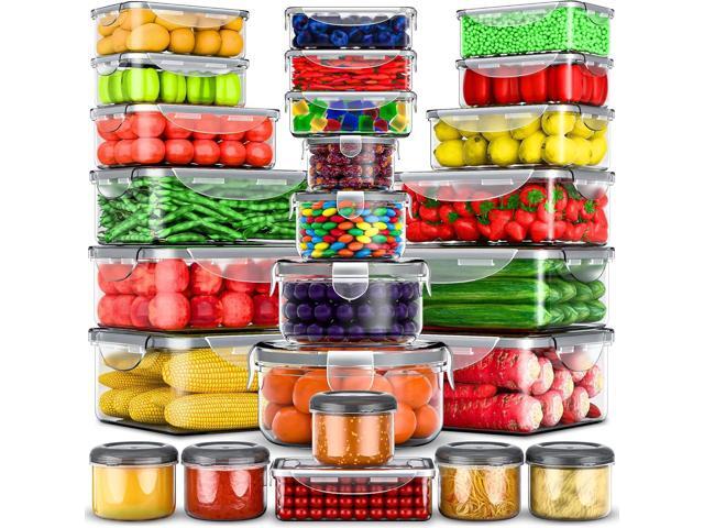 Click here for RockBerry 50 Pcs Large Food Storage Containers wit... prices