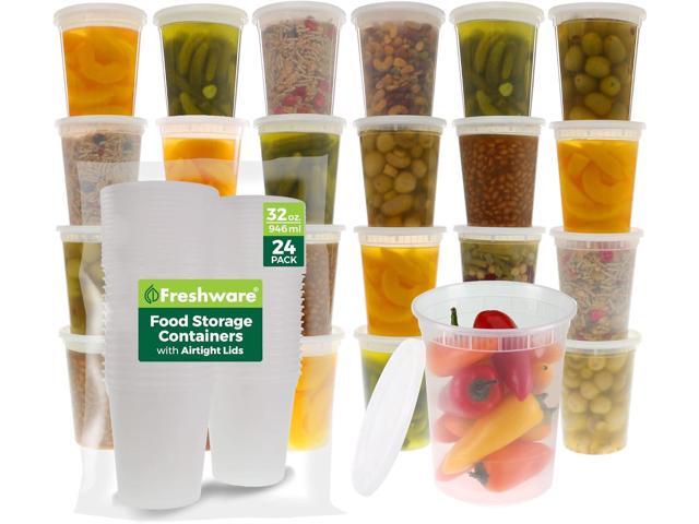 Click here for Freshware Food Storage Containers [24 Set] 32 oz P... prices