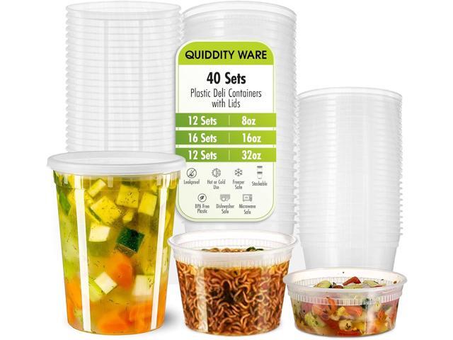 Click here for Deli Containers with Leakproof Lids-40 Sets [12set... prices