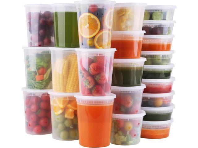 Click here for Deli Containers With Lids 48 Sets - Disposable Sou... prices